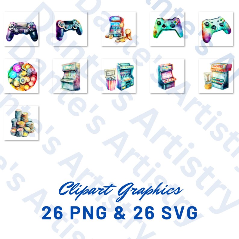 Arcade Fun in Every Pixel Explore the Collection Arcade Game Clipart ...