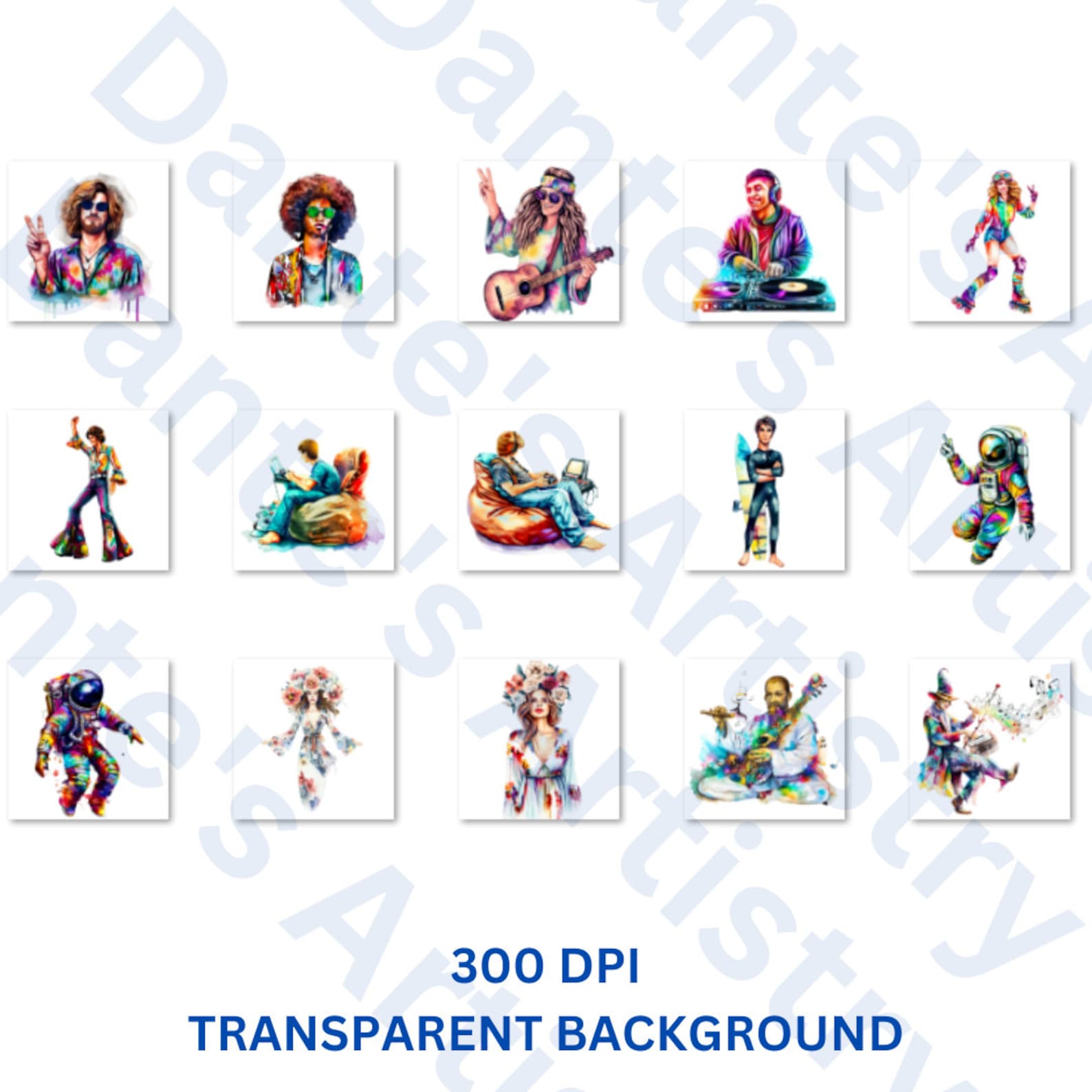 Explore Our Groovy Character Groovy Clipart Hippie Clipart Retro ...