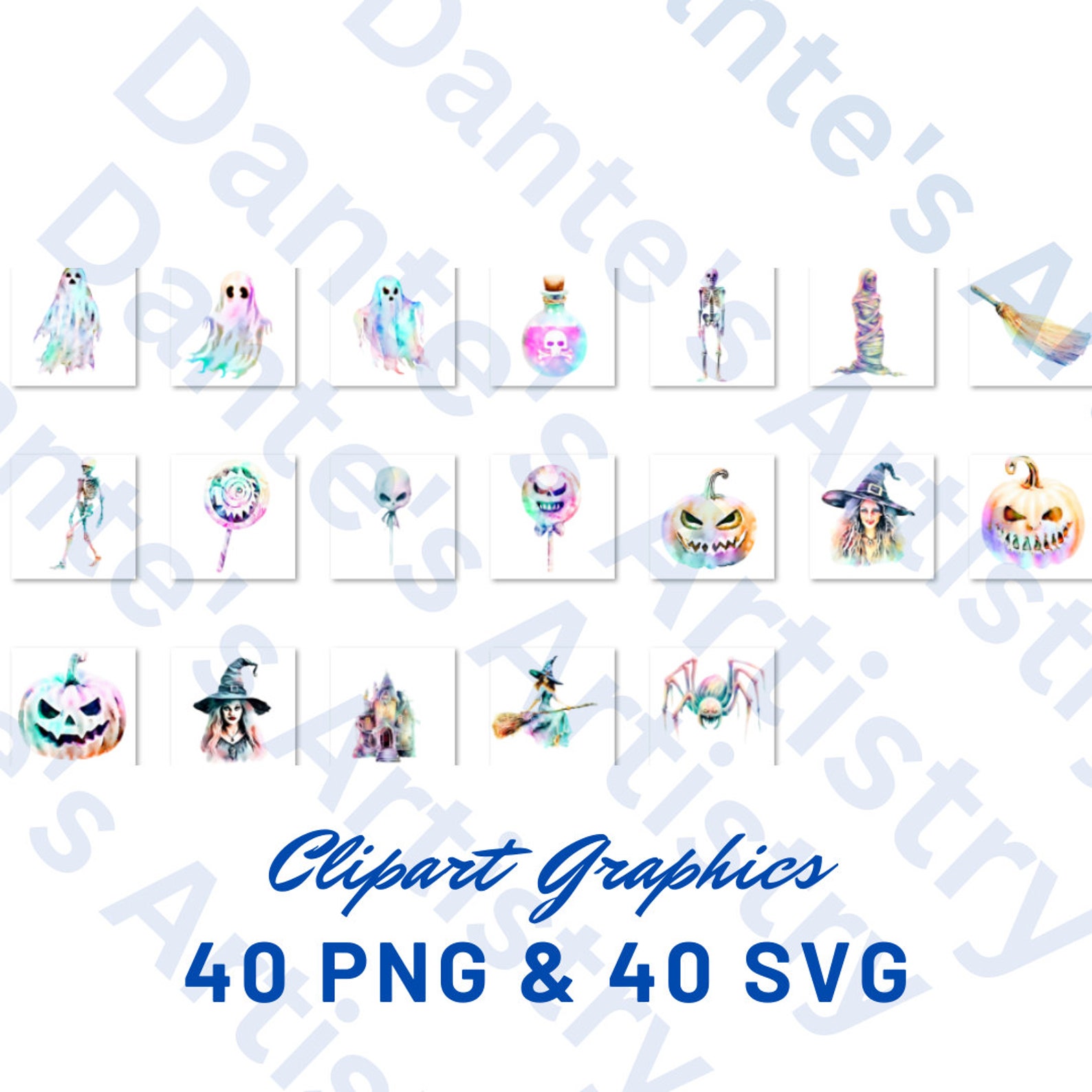 Pastel Halloween Clipart Pastel Halloween Witch Hat Clipart Pastel ...