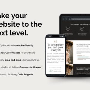 Animated Counter Showit Template Add on Bundle: 6 Canvas of Dynamic Numbers 100% Custom With a ...
