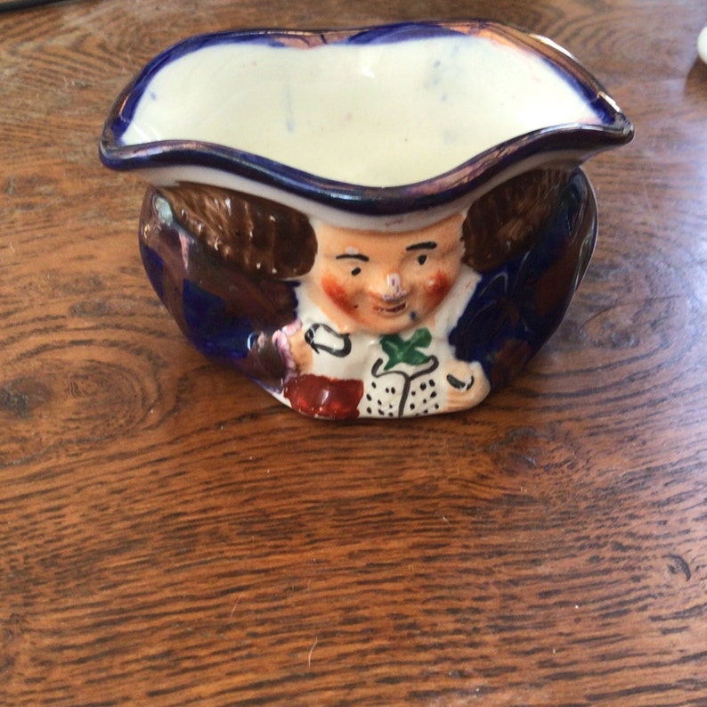 RARE Allertons Figural Double Face Toby Sugar Jar - Porcelain - Made in ...