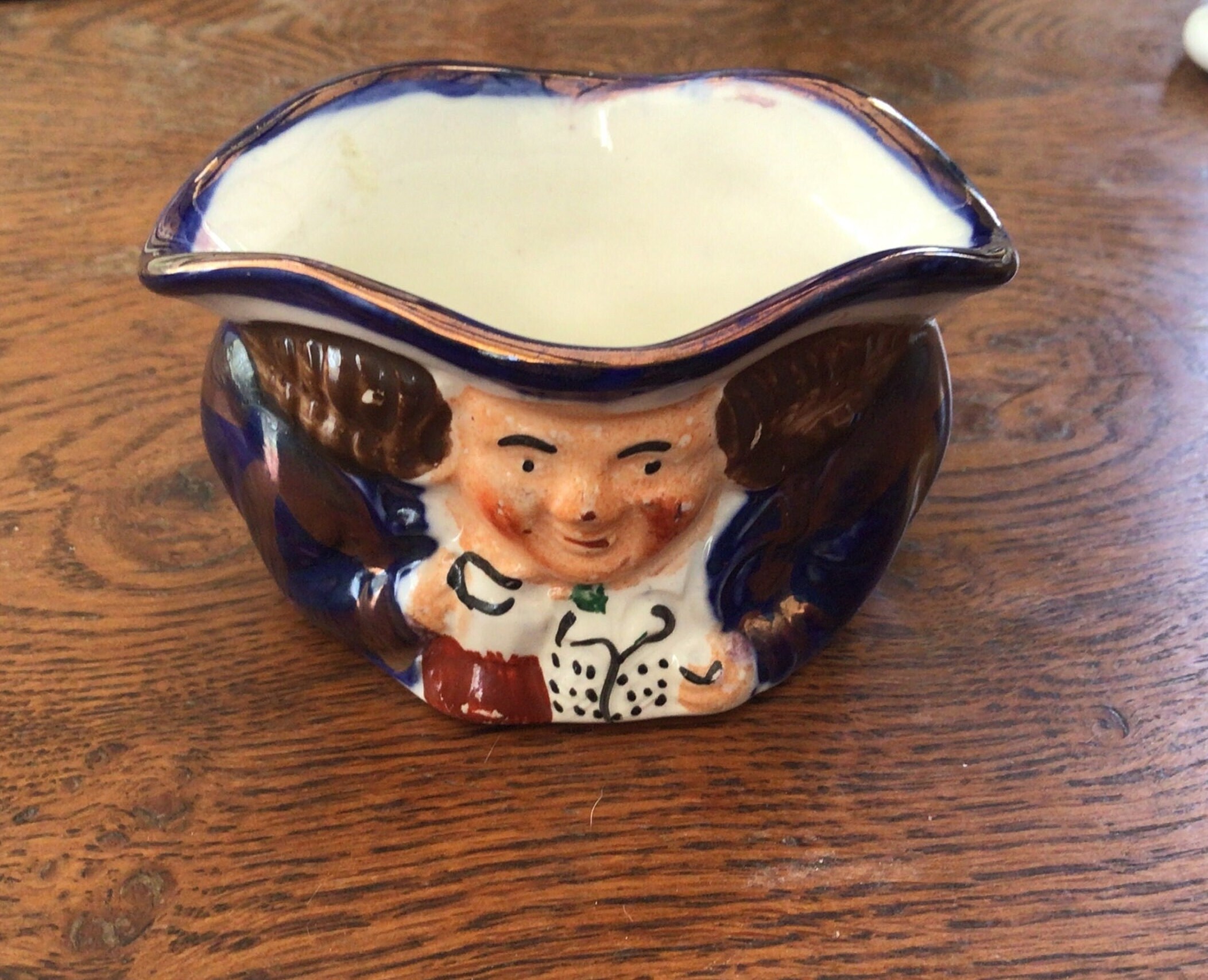 RARE Allertons Figural Double Face Toby Sugar Jar - Porcelain - Made in ...