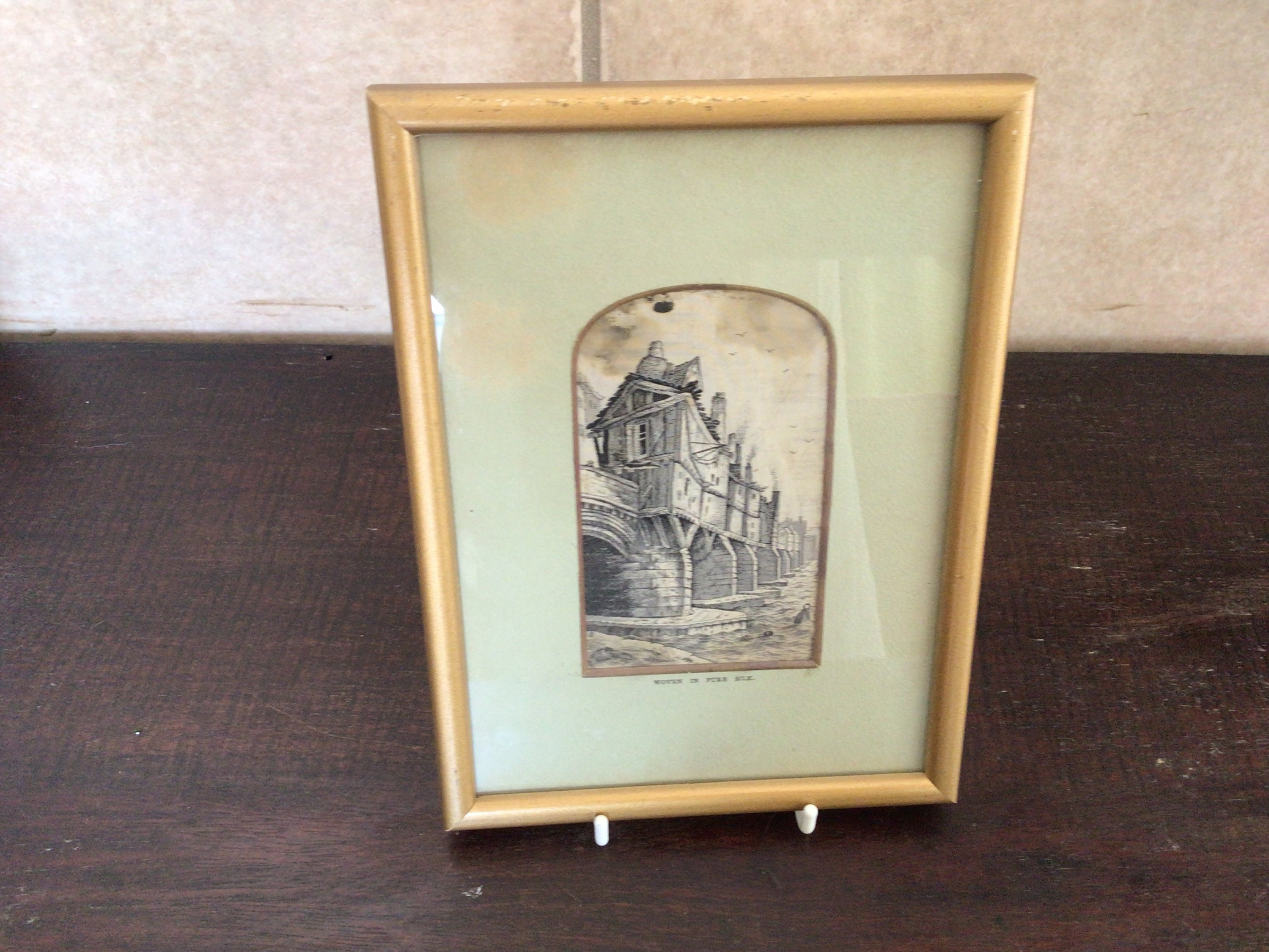 Rare Stevengraph the Old Tyne Bridge, View of the Early Bridge Over the ...