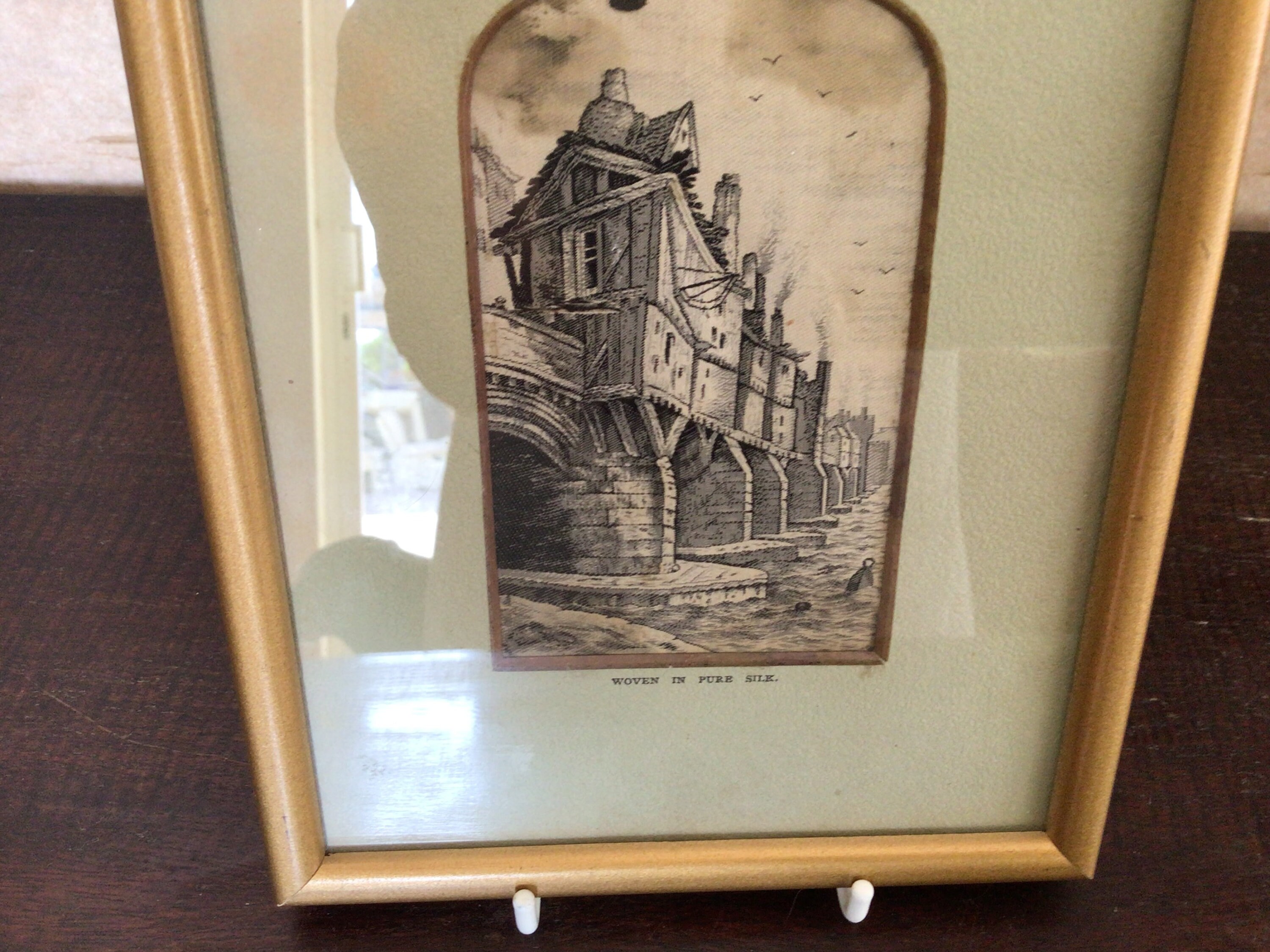 Rare Stevengraph the Old Tyne Bridge, View of the Early Bridge Over the ...