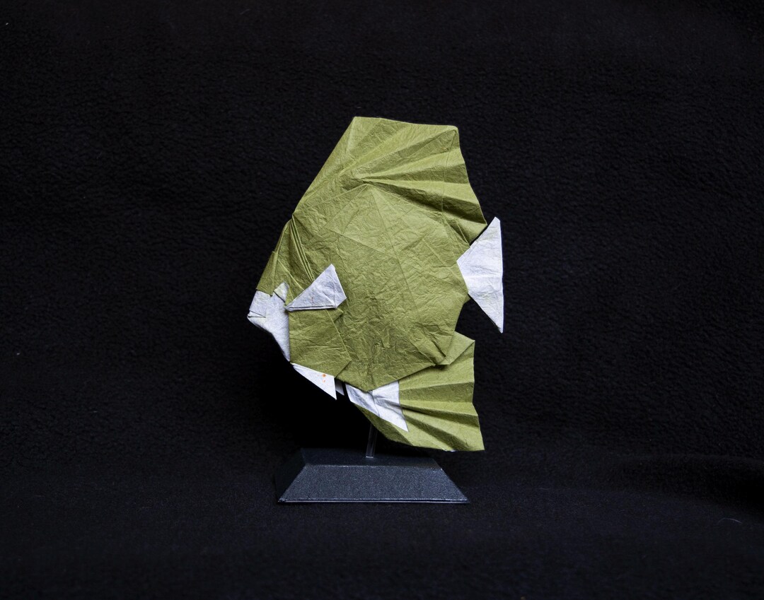 Origami Discus Fish Figure Aquarium Fish Symphysodon Aequifasciata ...