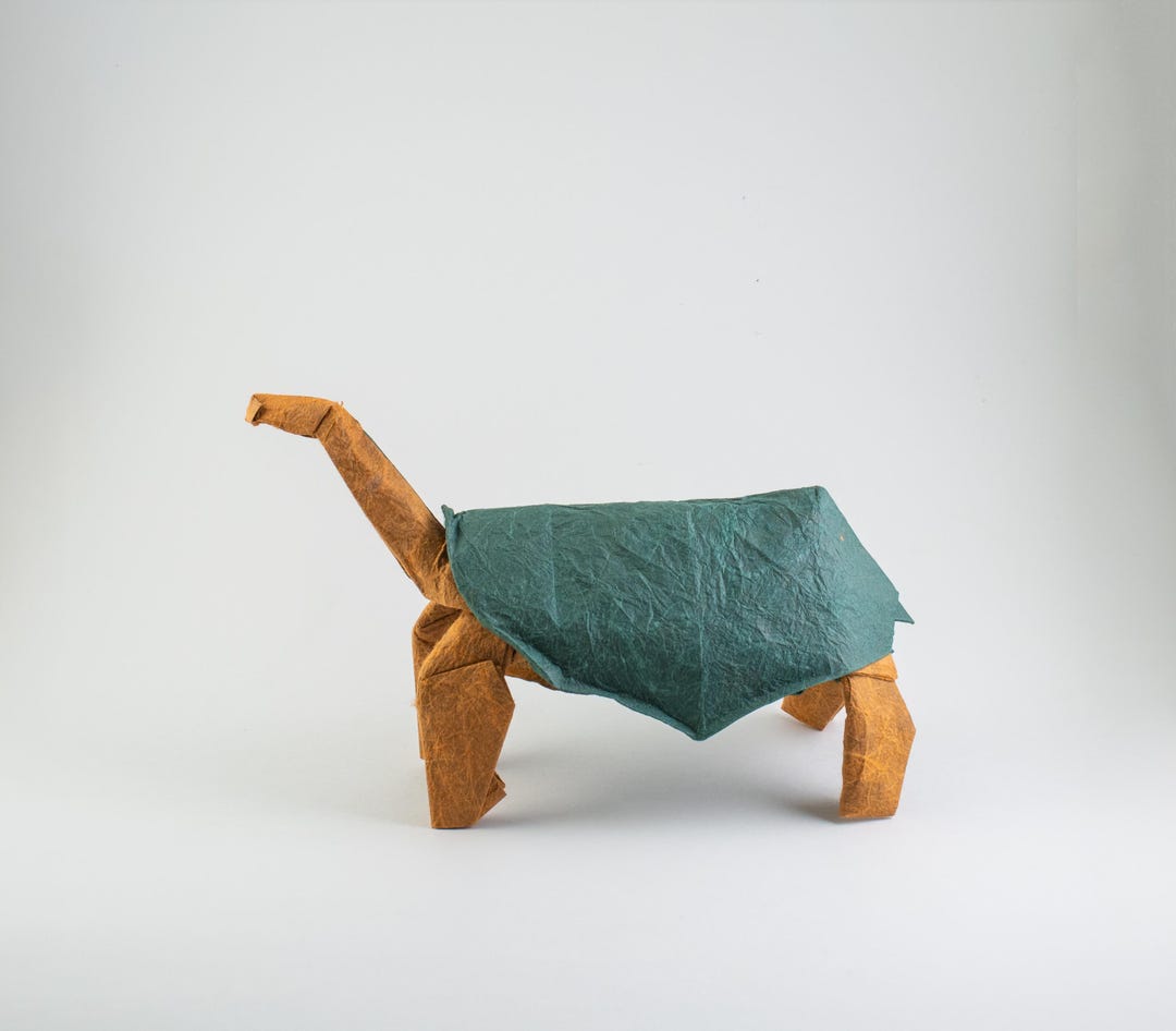Galapagos Tortoise, Origami Figure, Paper Folding Model, Land Tortoise ...