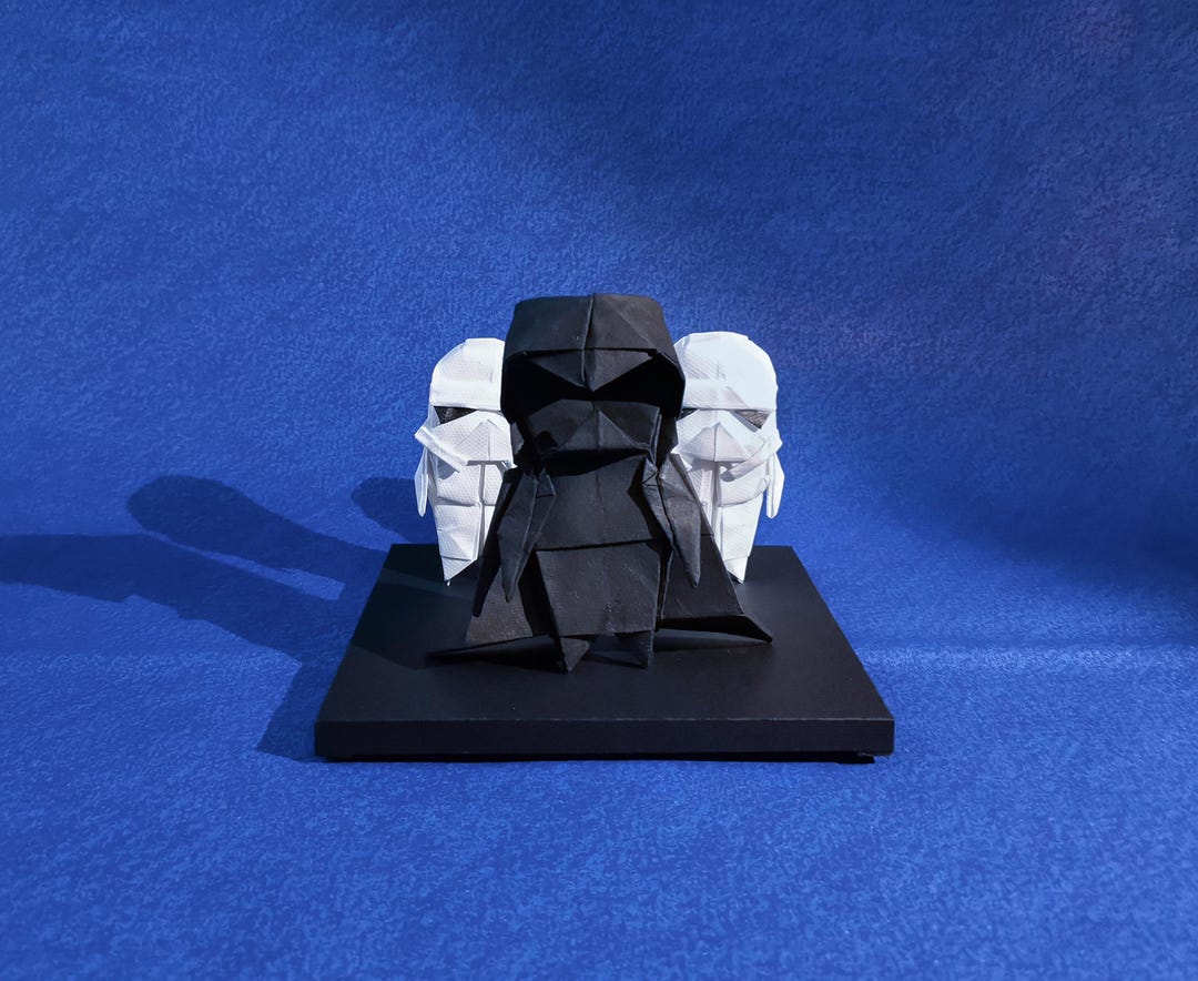 Darth Vader and Stormtroopers Origami Composition Starwars Origami - Etsy