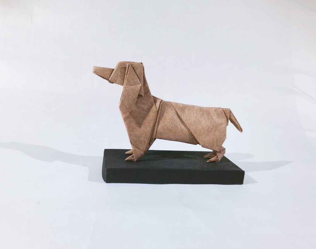 Dachshund, Dachshund Dog, Origami, Handmade, Origami - Etsy
