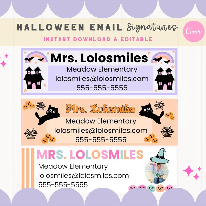 Halloween Header - Etsy