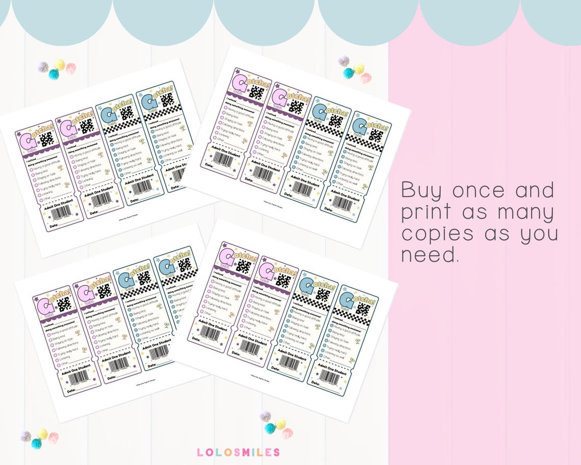 Get Creative With Classroom Management: Printable Student Behavior ...