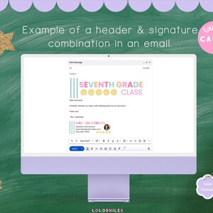 Teacher Email Signature, Email Headers, Email Template, Email ...