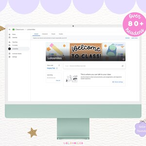 Google Classroom Headers: 80+ Online School Banner Themes (pngs, Non ...