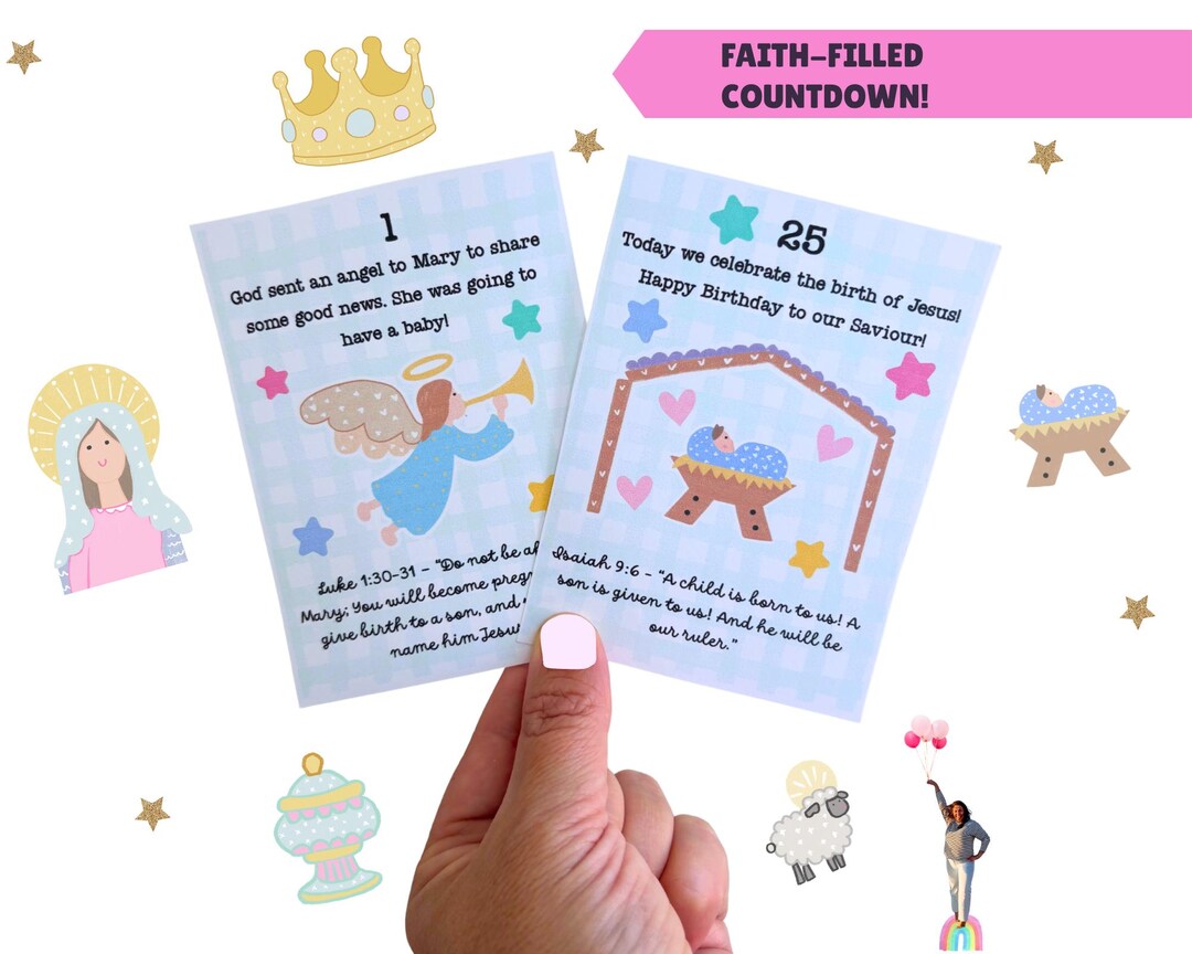 Journey to the Manger: Christmas Nativity Printable Story for Kids ...
