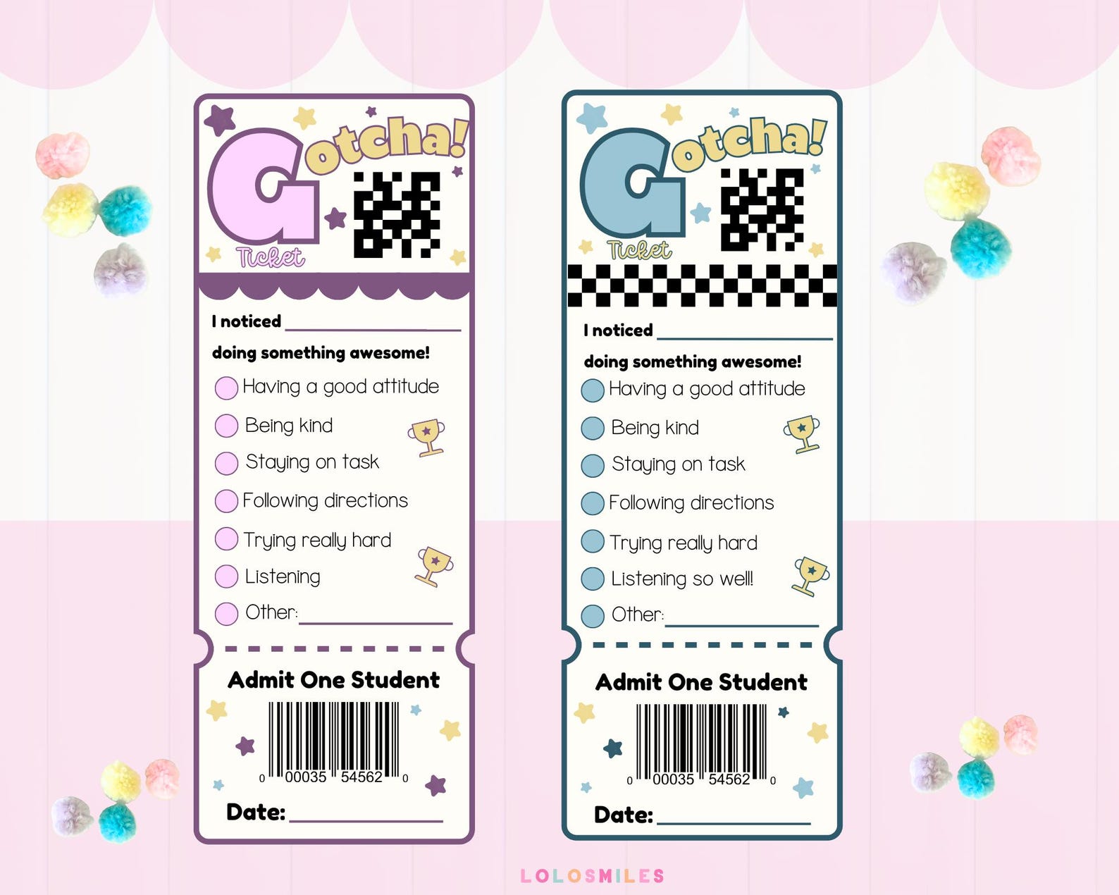 Get Creative With Classroom Management: Printable Student Behavior ...