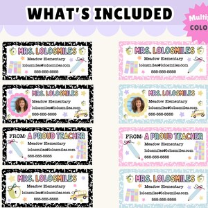 Teacher Email Signature, Composition Notebook, Email Headers, Email ...
