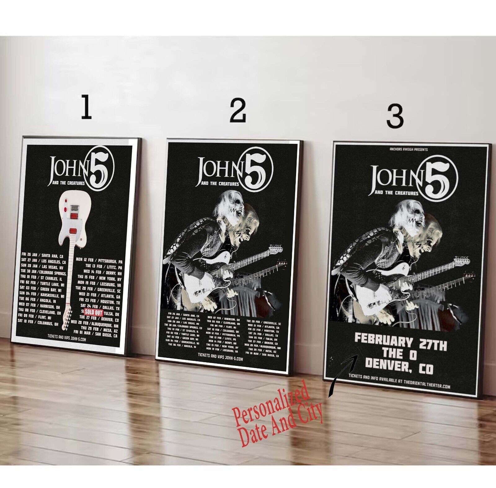 John 5 and the Creatures 2024 Tour Poster sold by Katina Spider | SKU ...