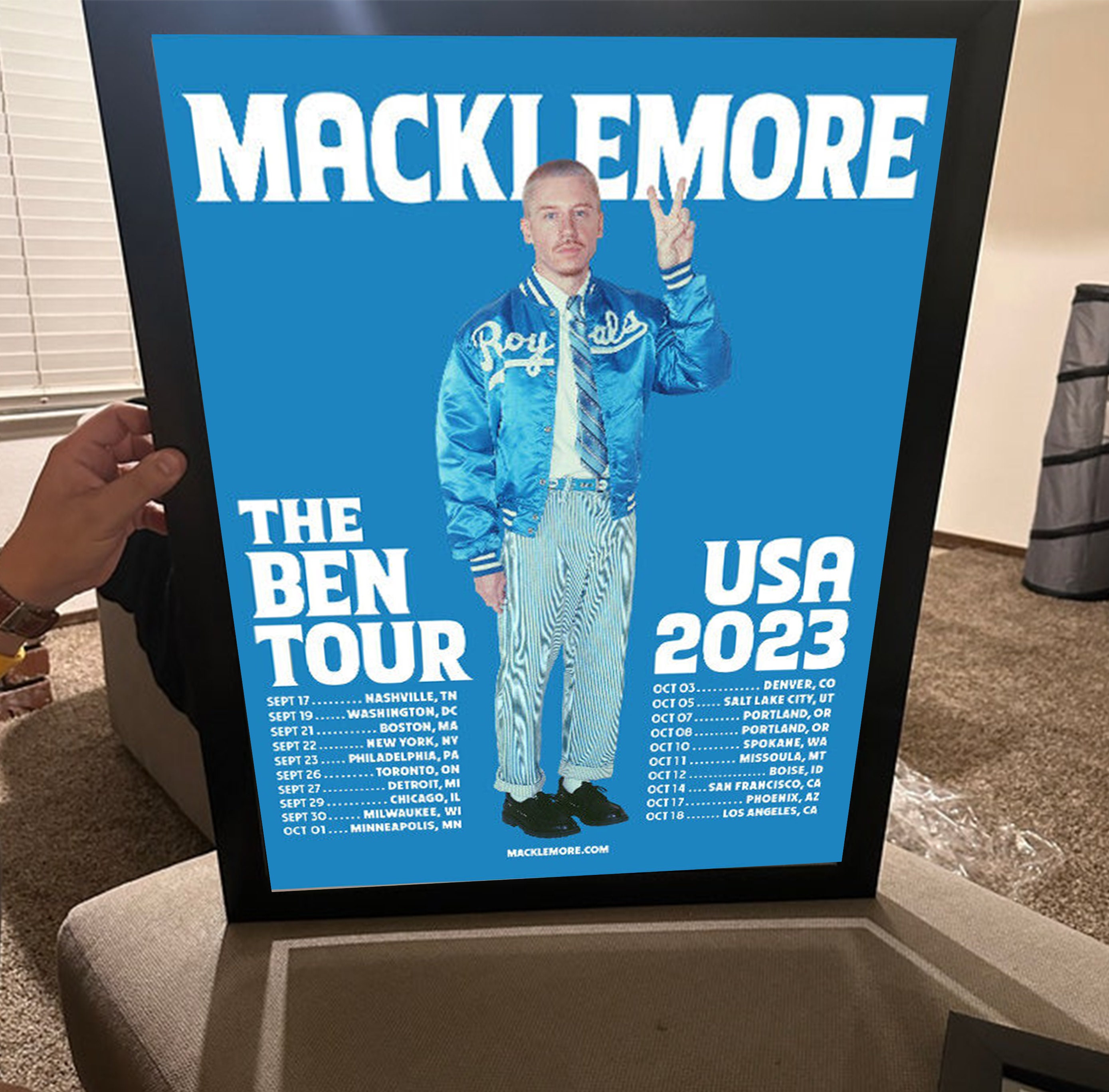 Macklemore Wings Poster
