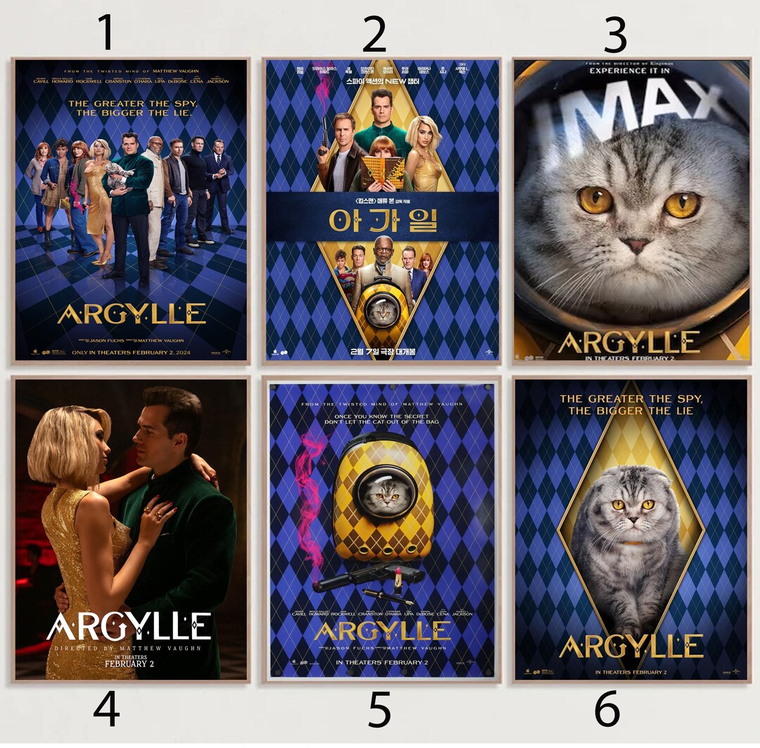 Custom Argylle Original DS Movie 2024 Poster - Etsy
