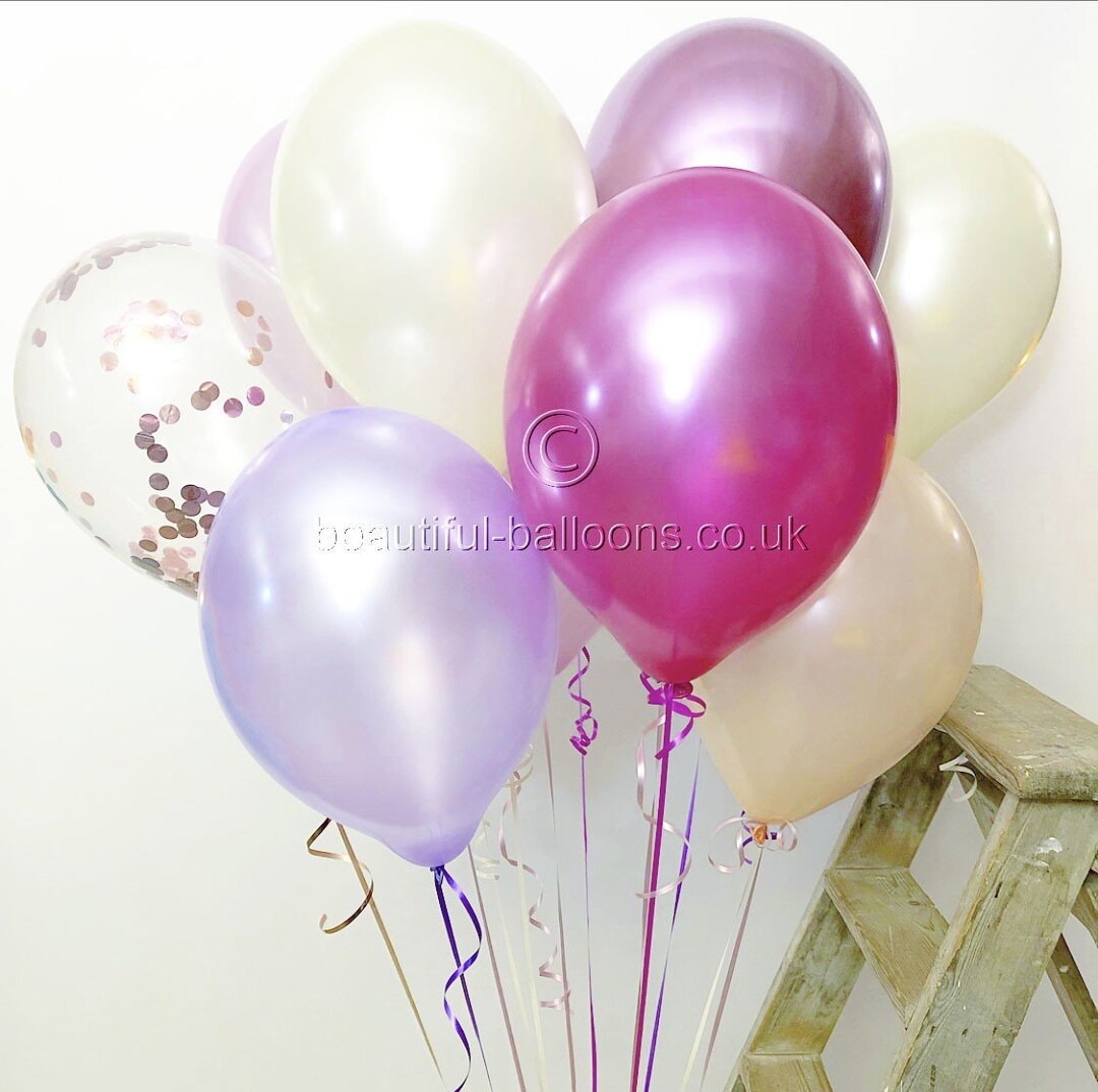 Beautiful Balloons Afternoon Tea Shade Coloured Latex Balloons 30 Pack ...