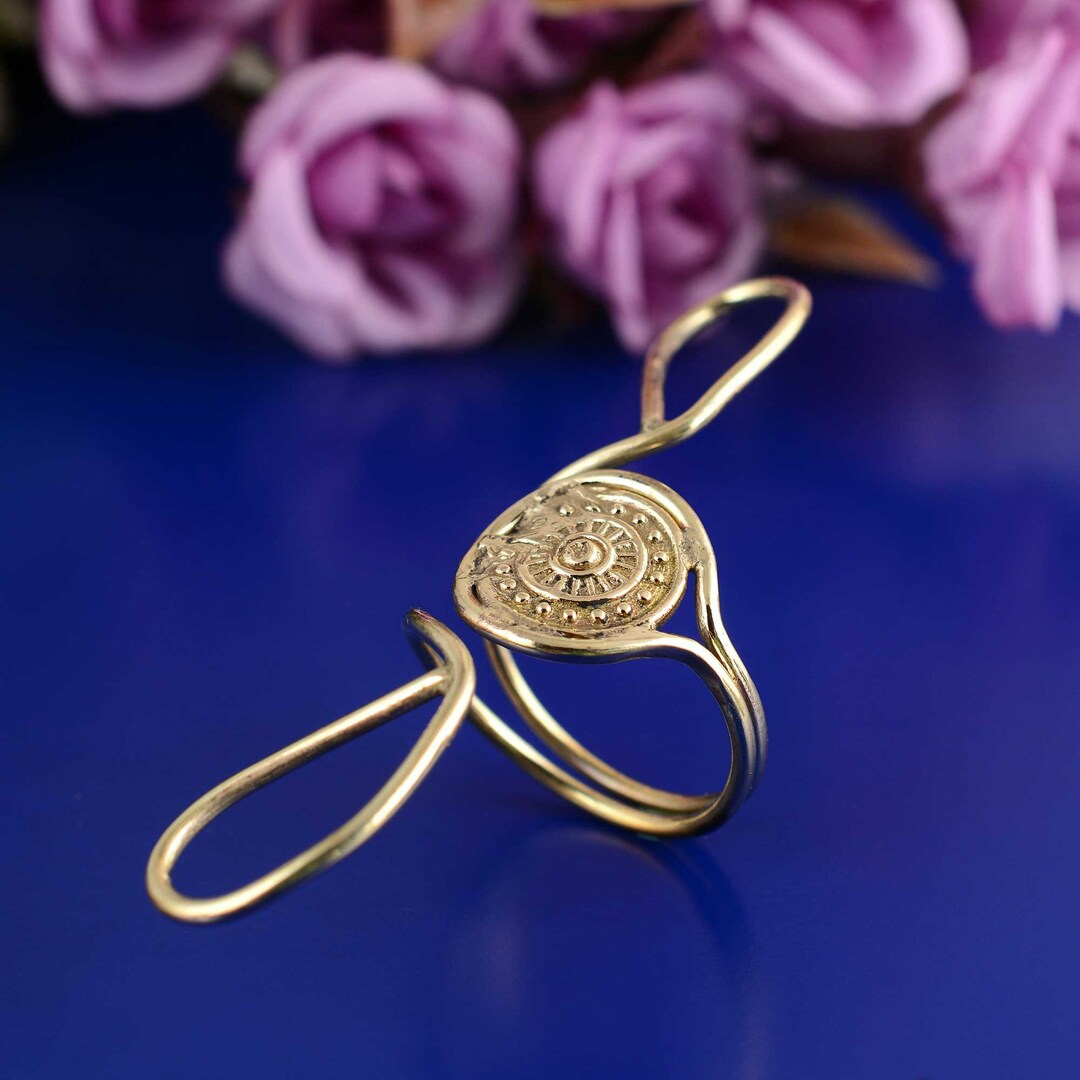 Arthritis Finger MCP Ring, Splint Yellow Bronze Ring, EDS Splint Ring ...