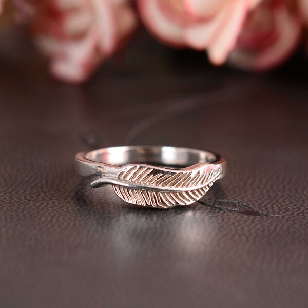 Feather Ring - Etsy