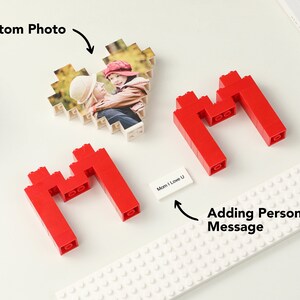Custom Mom Shape Brick Puzzle | Personalized Building Block | Mothers ...