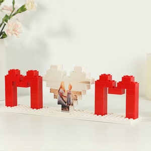 Custom Mom Shape Brick Puzzle | Personalized Building Block | Mothers ...
