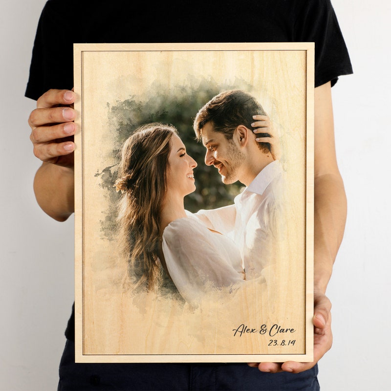 Wood Portrait - Etsy
