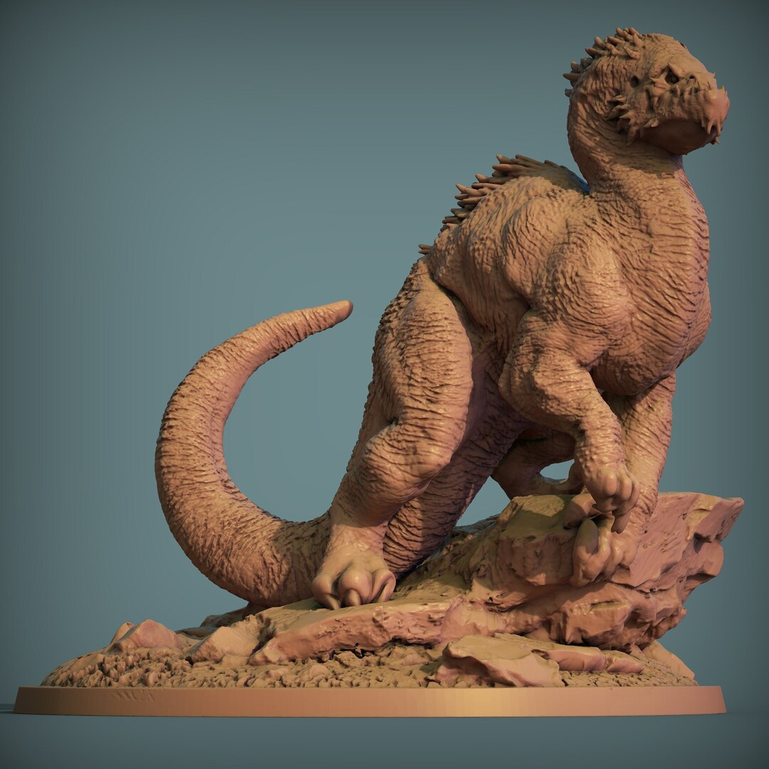 Young Drake D&D Miniature TTRPG Display Figure - Etsy