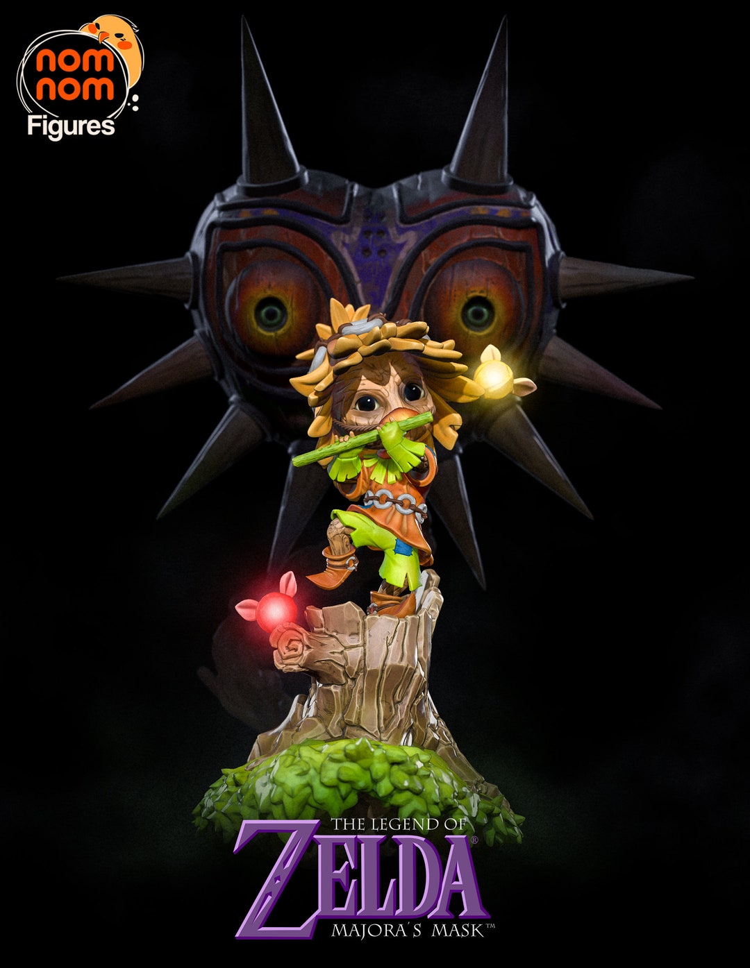 Skull Kid the Legend of Zelda: Majora's Mask 3D Printed Model Nomnom ...