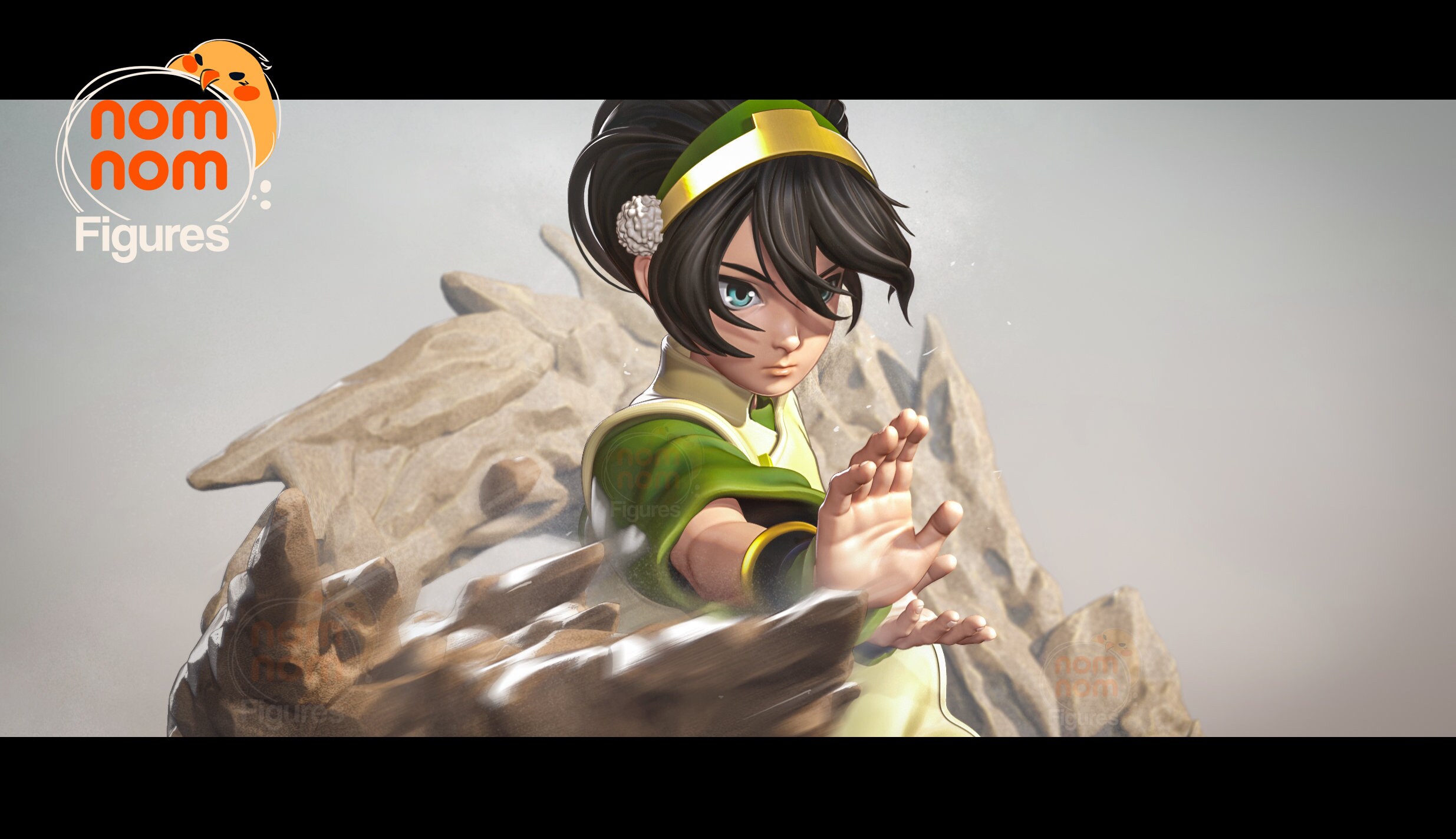 Toph Beifong Avatar the Last Airbender 3D Printed Model Nomnom Figures ...
