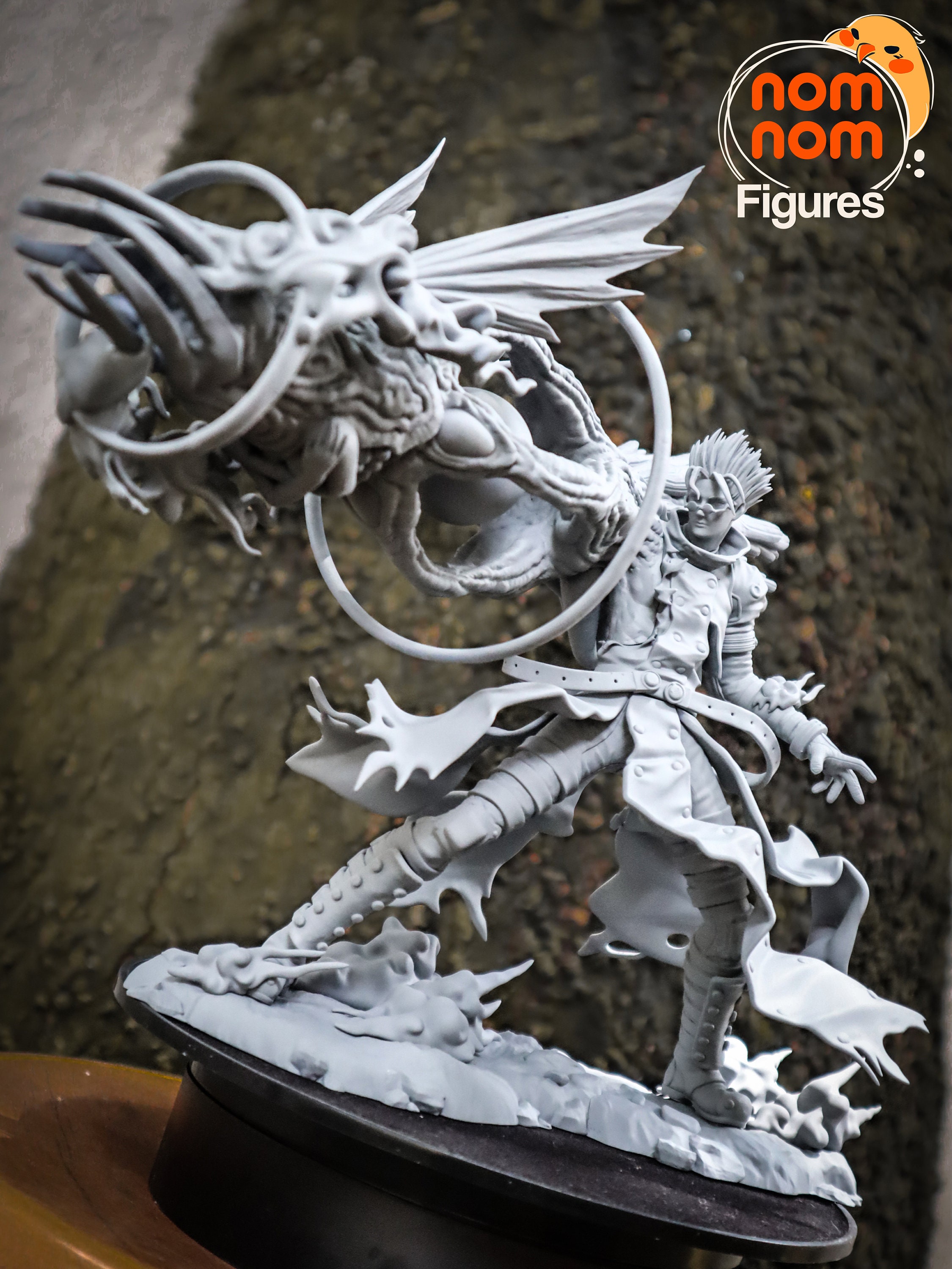 Vash the Stampede Trigun 3D Printed Model Nomnom Figures - Etsy