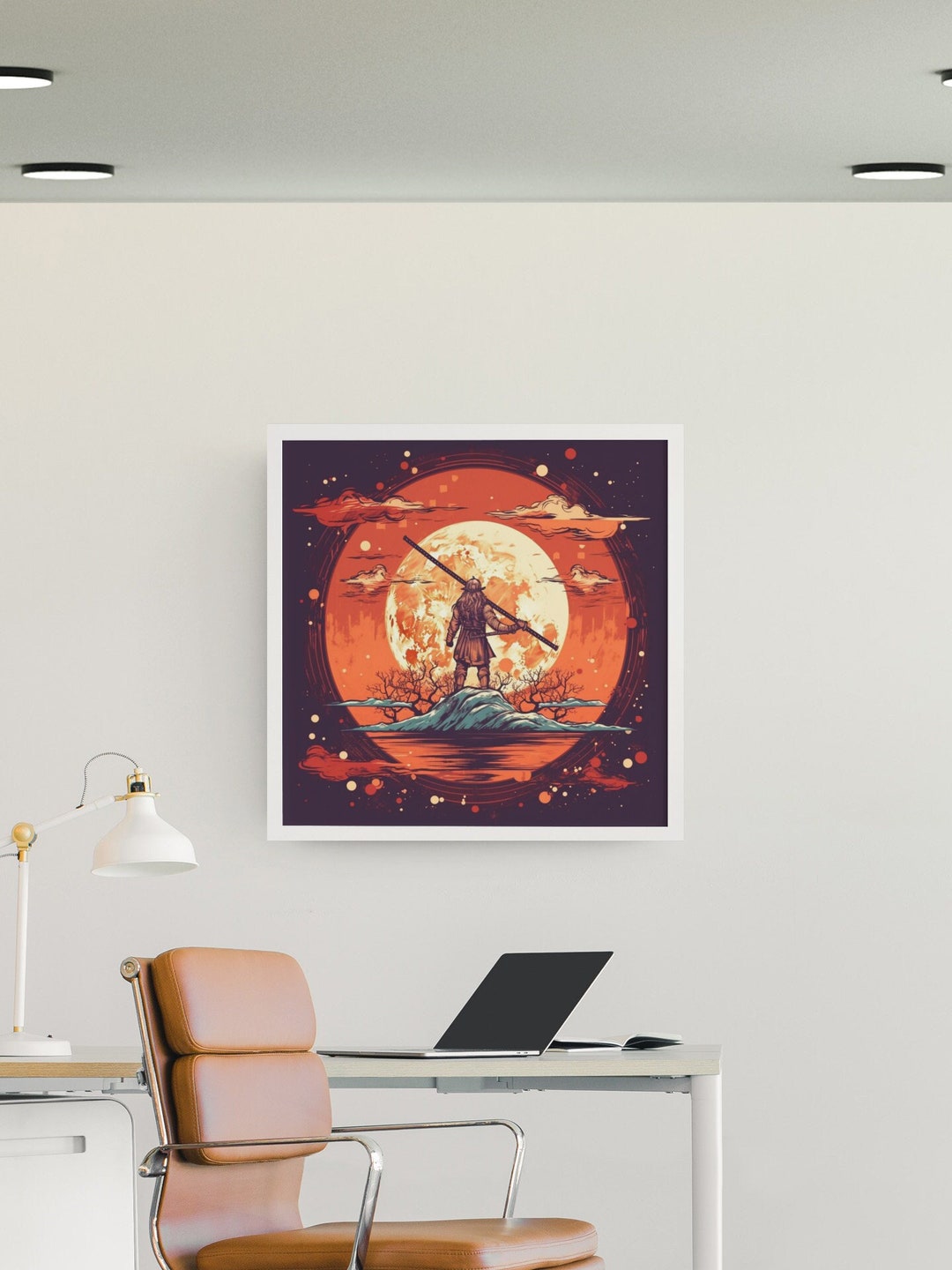 Samurai Wall Art Samurai Art Print Samurai Wall Decor - Etsy