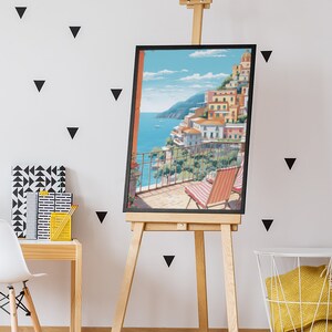 Positano Wall Art, Positano Wall Decor, Positano Travel Poster ...