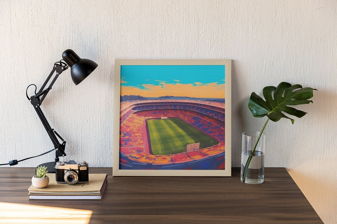 Nou Camp Wall Art, Nou Camp House Decor, Nou Camp Travel Poster, Nou ...