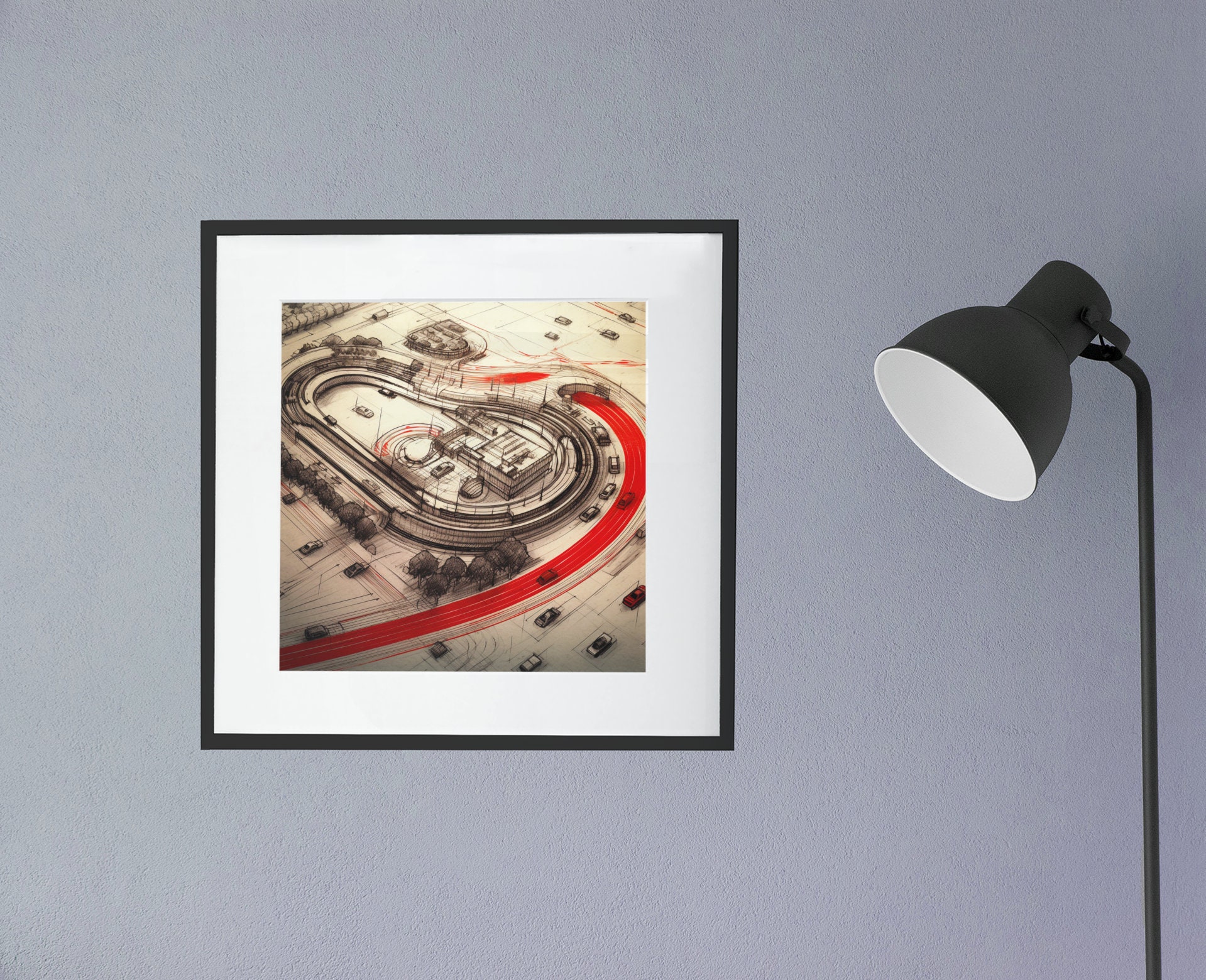 Formula 1 Wall Art, Circuit Wall Art, Circuit Wall Decor, Grand Prix ...