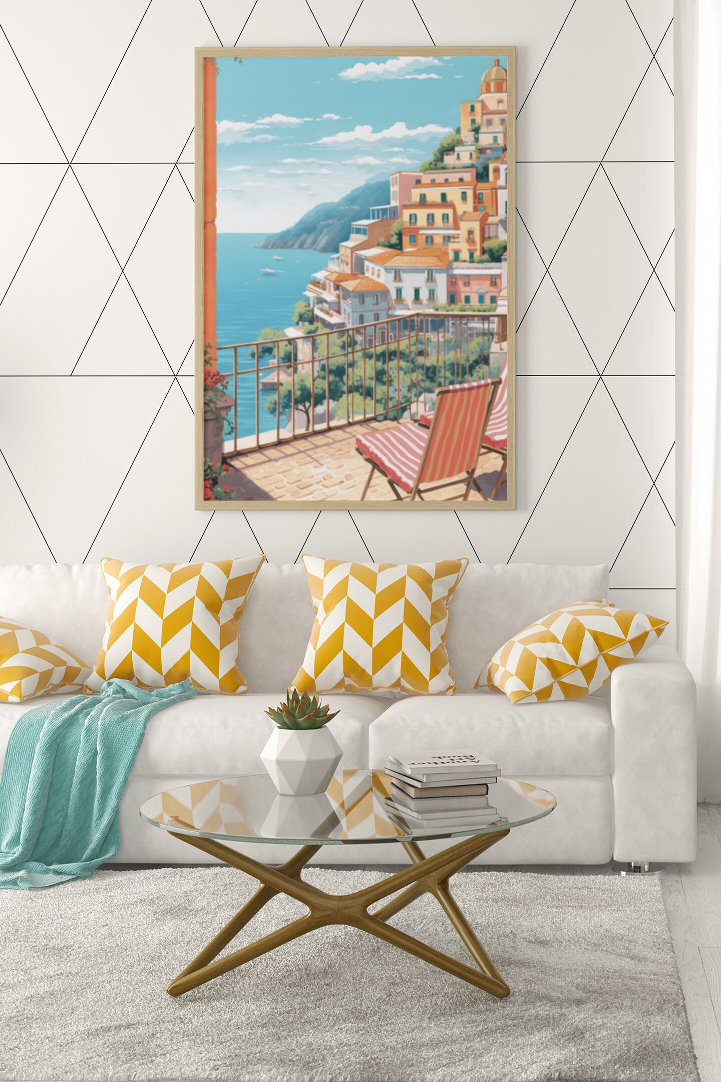 Positano Wall Art, Positano Wall Decor, Positano Travel Poster ...