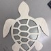 Lasr Cut Wooden Paintable Sea Turtle - Etsy