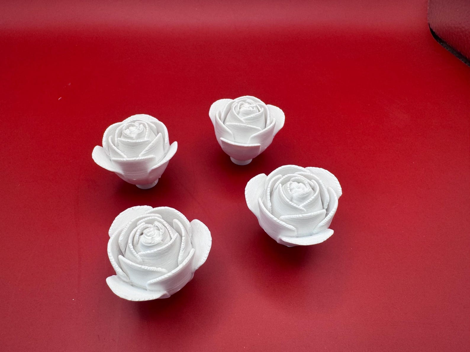 Various Colors Rose Vehicle / Motorcycle Bike Valve Stem Caps Set of 4 ...