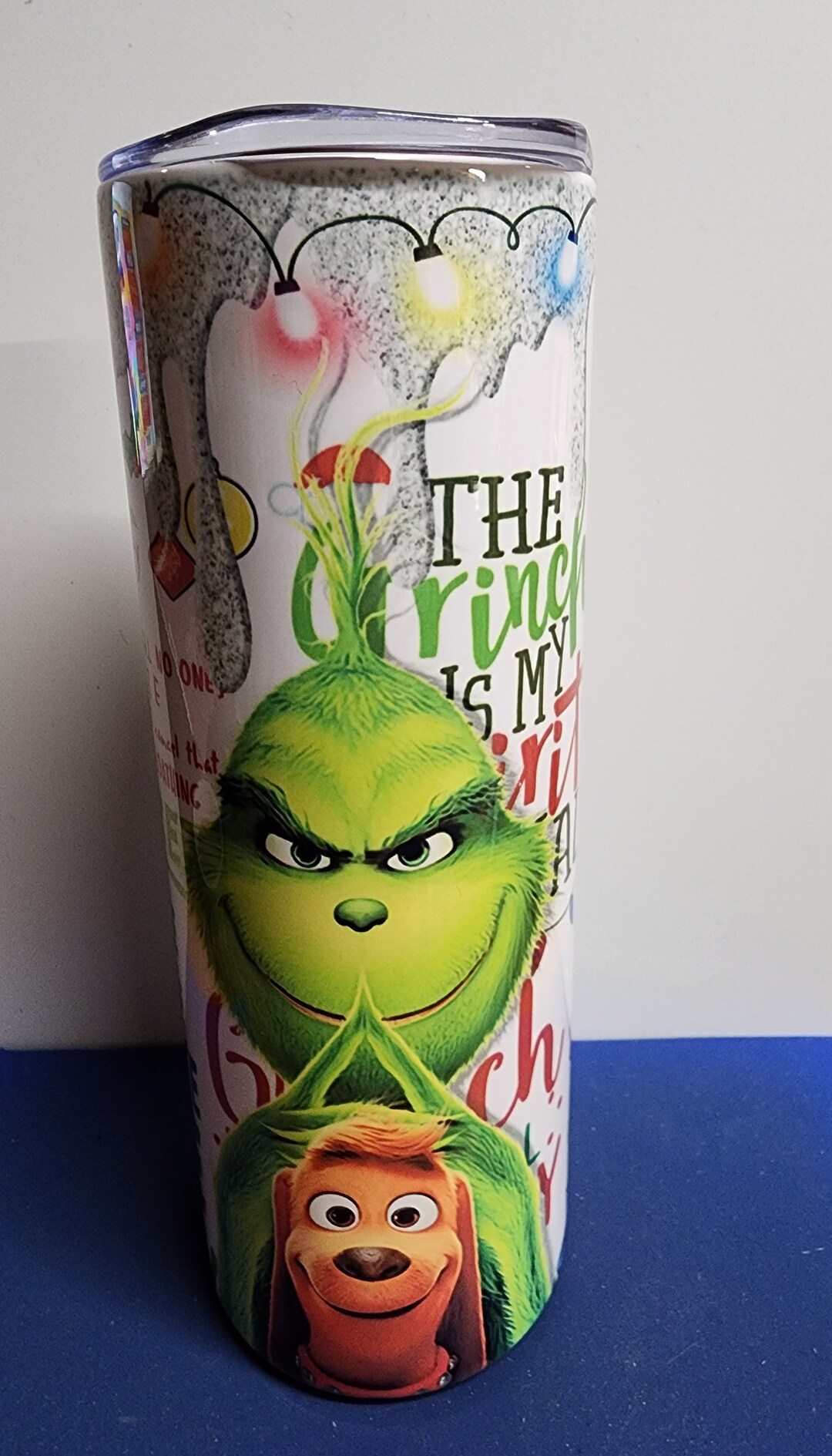 Grinch List 20 Oz Tumbler With Straw - Etsy