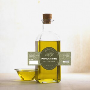 Jar Label Template, Custom Labels, 10 Different Styles Minimalist Jar ...