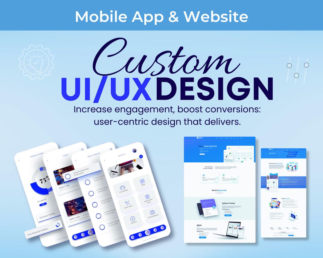 UI/UX Designer, Figma, Landing Page, Website and Mobile App Design, Ui ...