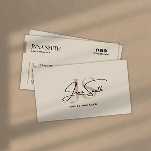 Marketing Sales Business Card, Minimal QR Code Business Card, Modern ...