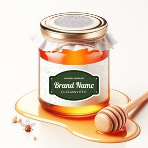 Jar Label Template, Custom Labels, 10 Different Styles Minimalist Jar ...
