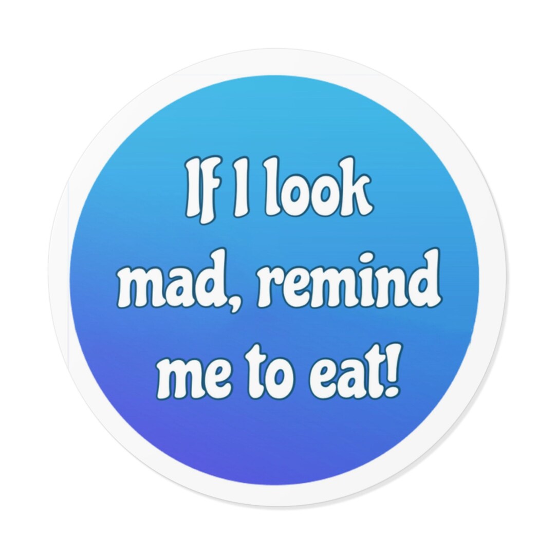 STICKER Remind Me - Round 2x2inch Blue Ombré, Waterproof, Water Bottle ...