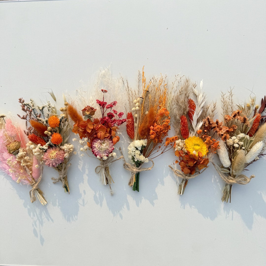 Mini Dry Flower Bouquet,home Decor,handmade Bouquet,letterbox Bouquet ...