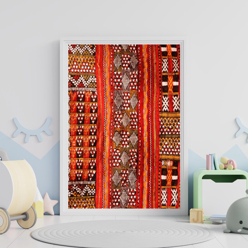 Moroccan Rug Wall Art Digital Download. Morocco Art Design. Wall Print ...