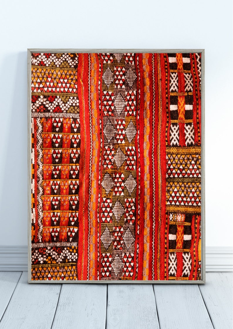 Moroccan Rug Wall Art Digital Download. Morocco Art Design. Wall Print ...
