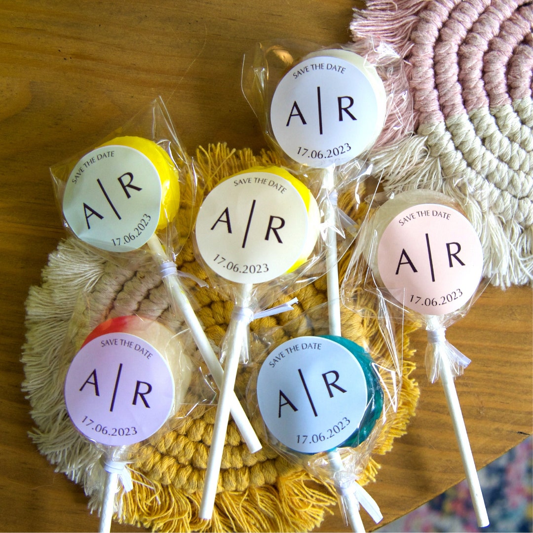 Personalised Lollies/lollipops/lolly Pops | Custom Simple Colours ...