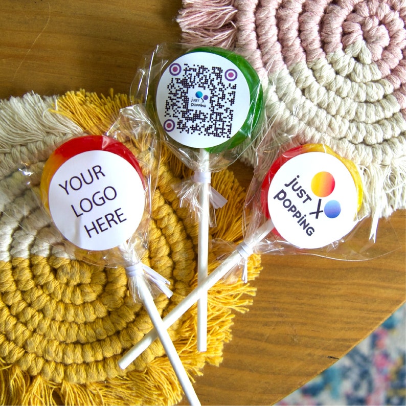 Personalised Lollies/lollipops/lolly Pops | Custom Business Your Logo ...
